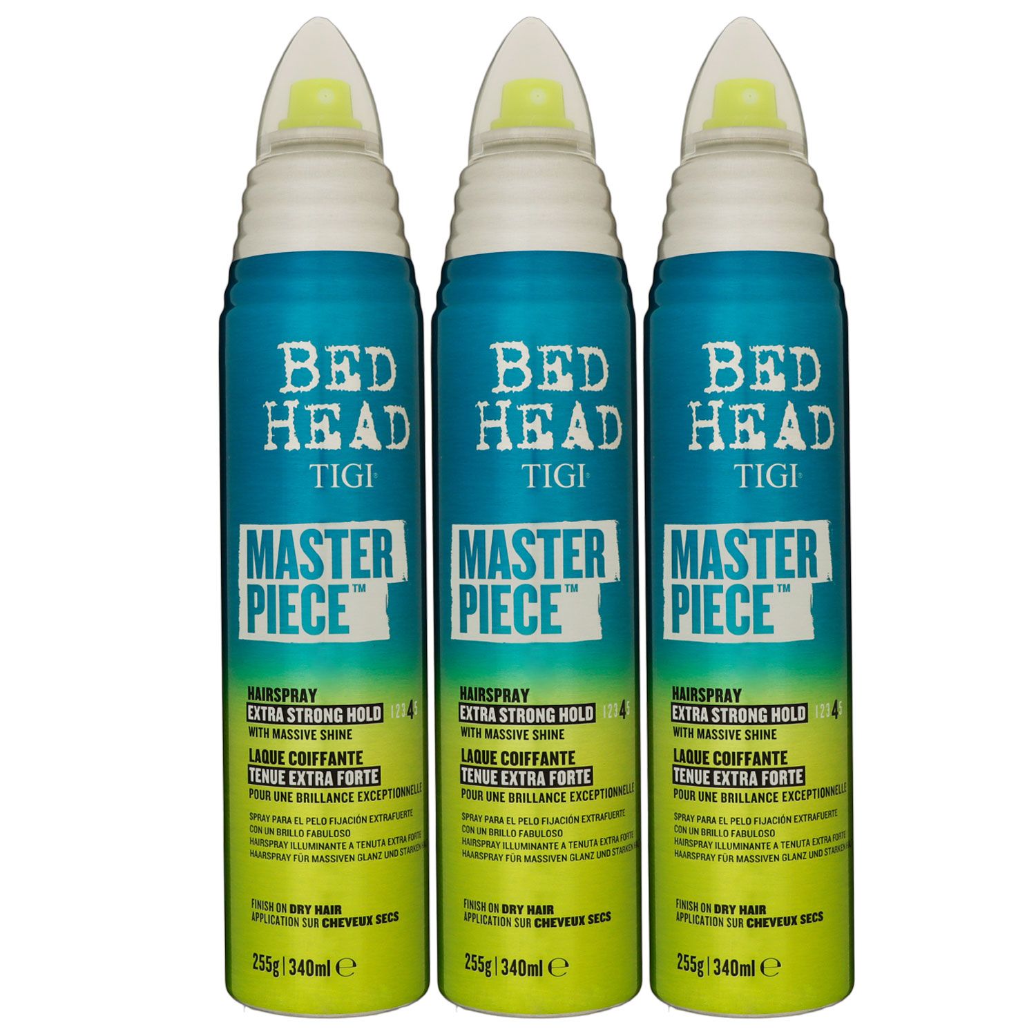 Tigi Bed Head Masterpiece 3x 340 Ml Haarspray Für Massiven Glanz