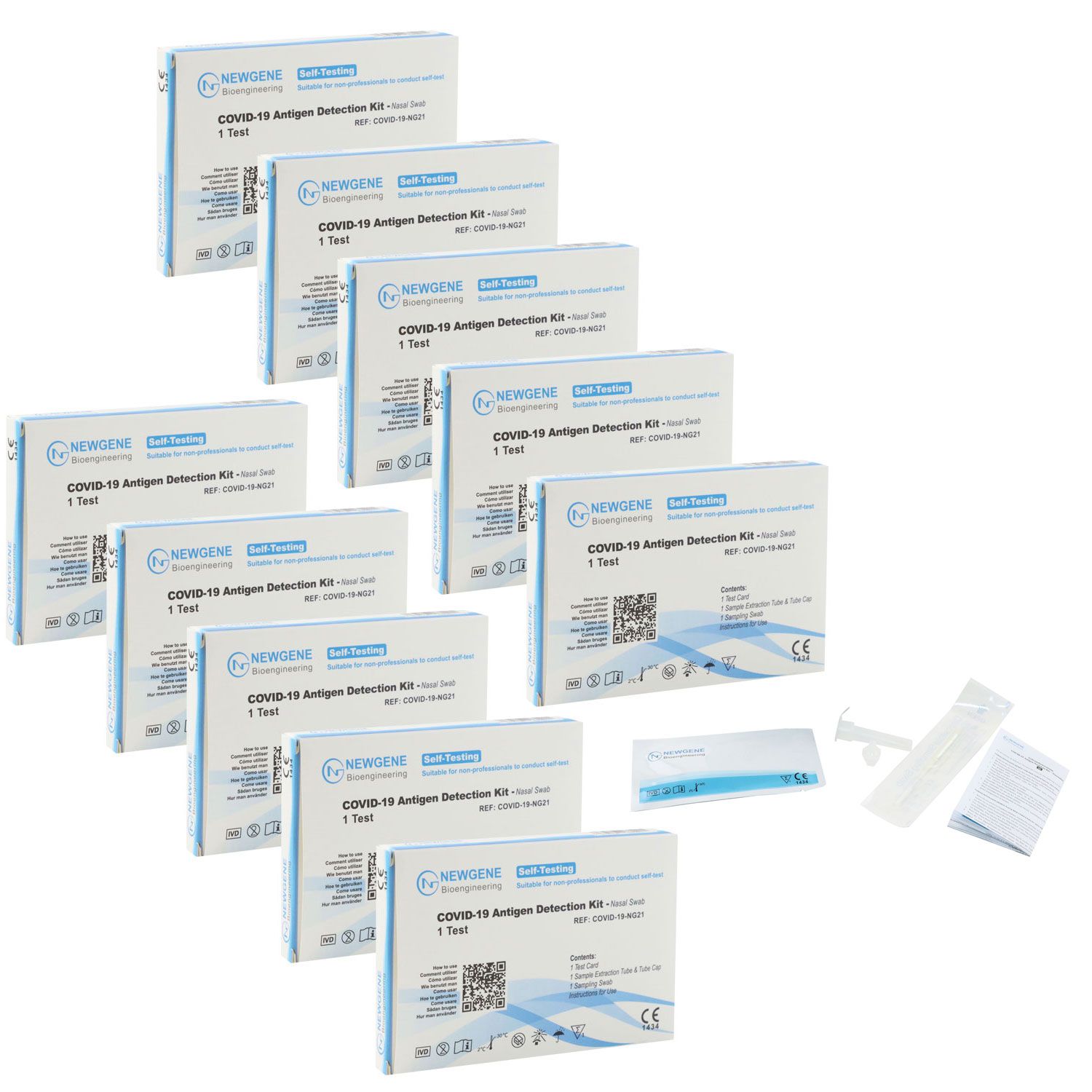 10x Newgene Covid-19 Antigen Nasaltest Schnelltest Selbsttest bei Riemax 10x Newgene Covid-19 Antigen Nasaltest Schnelltest Selbsttest bei Riemax
