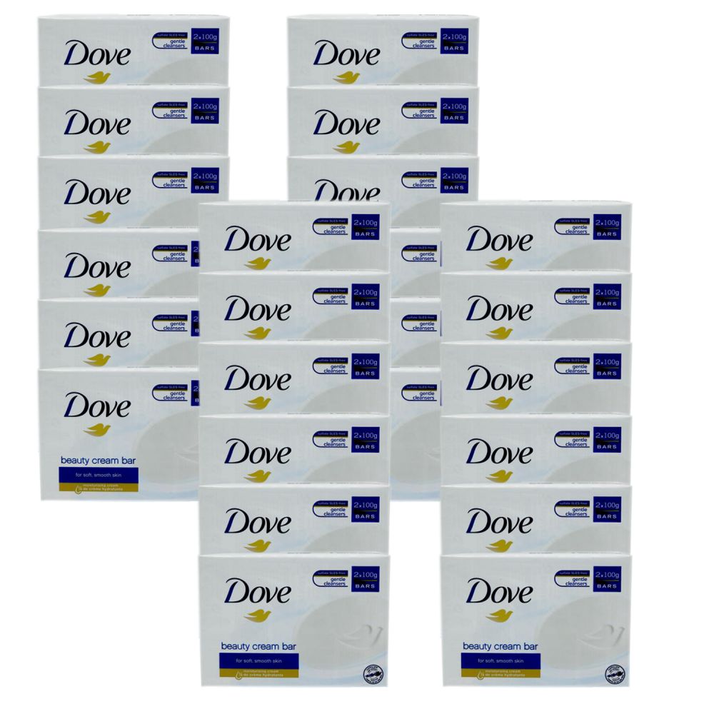 24 x Dove Beauty Cream Bar 2x100g Seifenstück Seife bei Riemax