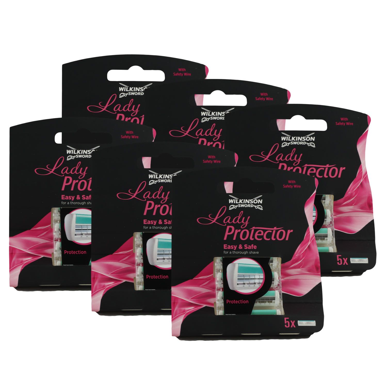 Wilkinson Lady Protector 6 x 5 Klingen Rasierklingen bei Riemax