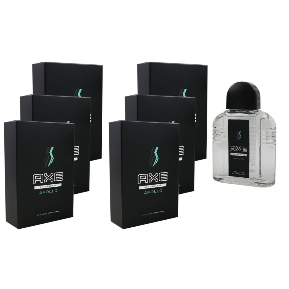 Axe Apollo 6 x 100 ml After Shave Aftershave Set bei Riemax