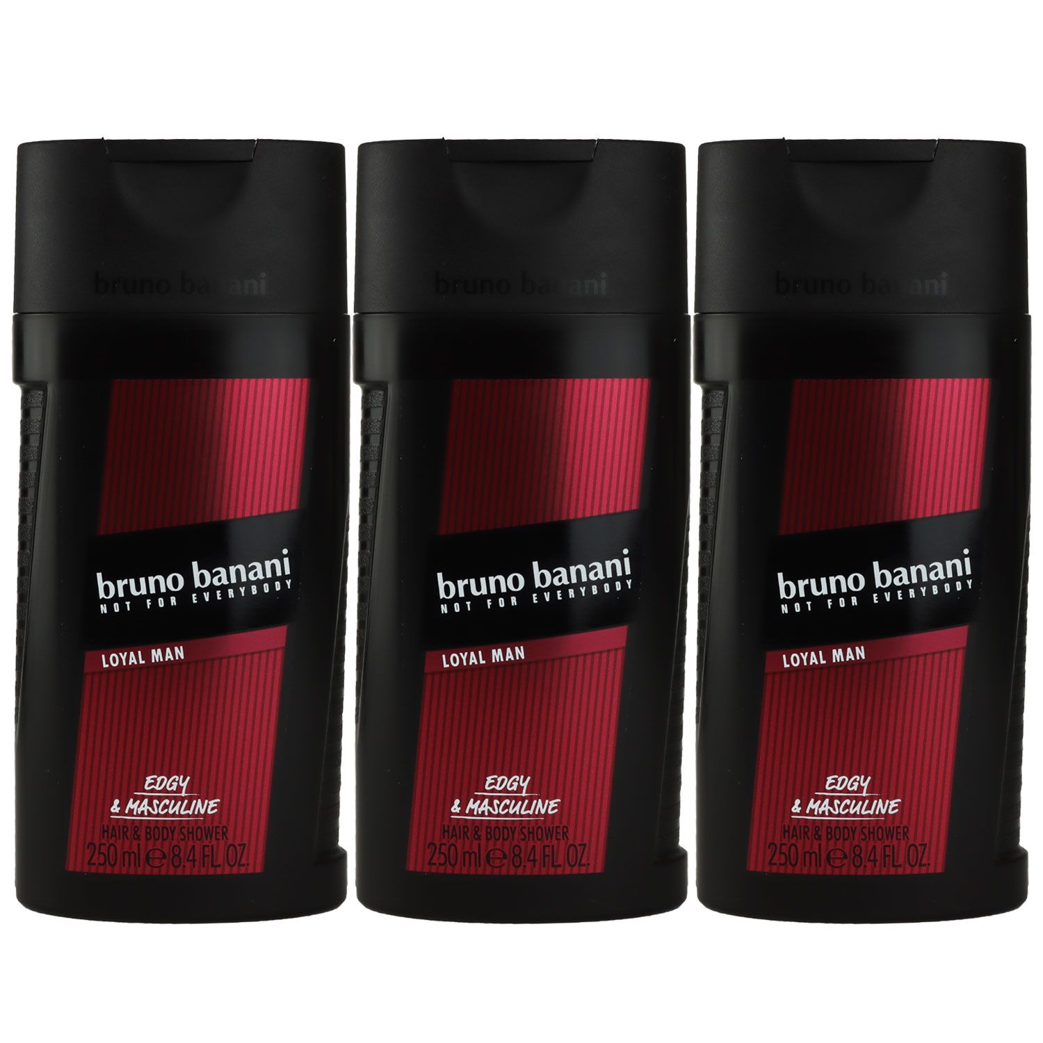 Bruno Banani Loyal Man 3 x 250 ml Showergel bei Riemax