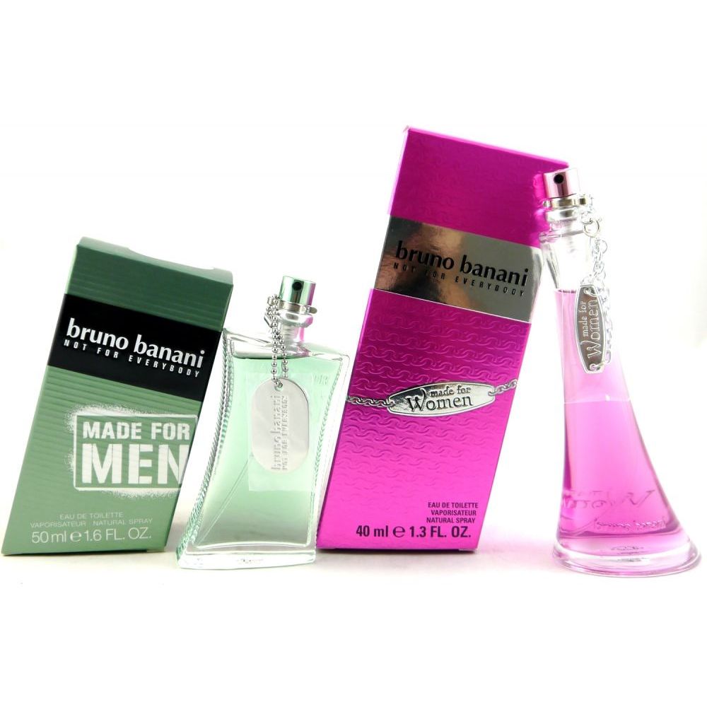 Bruno Banani Made for Women 40 ml & 50 ml Bruno Banani Made for Man EDT ...