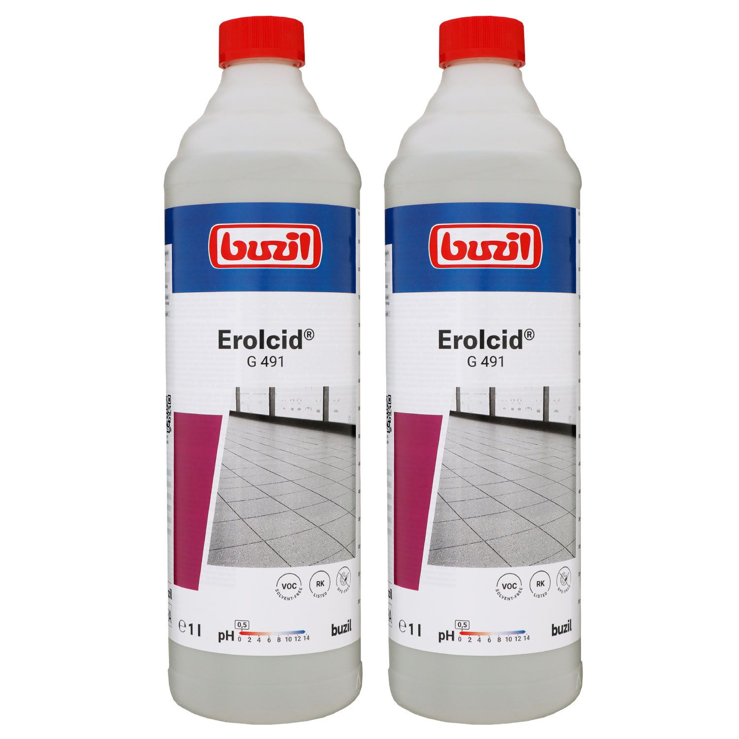 Buzil Erolcid G 491 2 x 1 Liter Intensivreiniger für ...