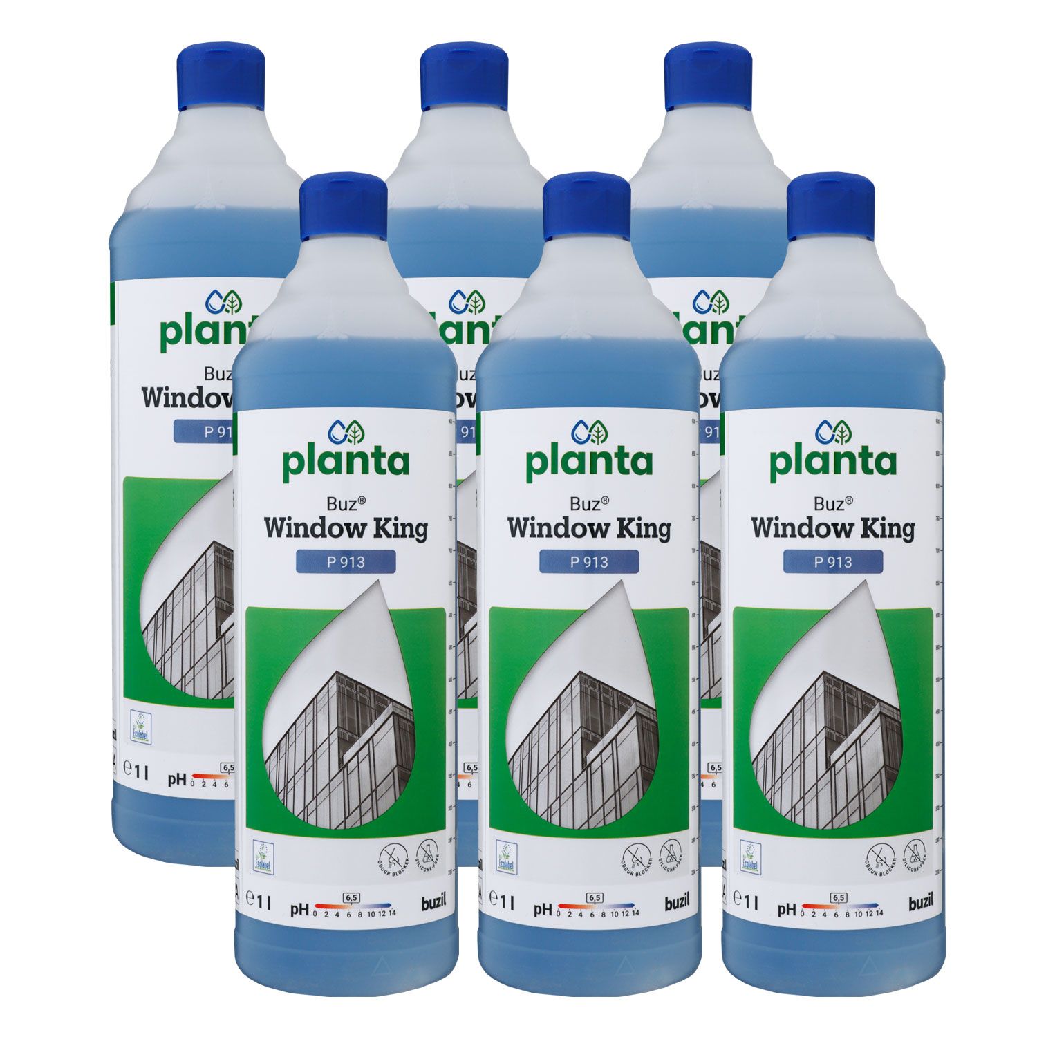 Buzil Planta Buz Window King 6 x 1 Liter P 913 Fenster- und ...
