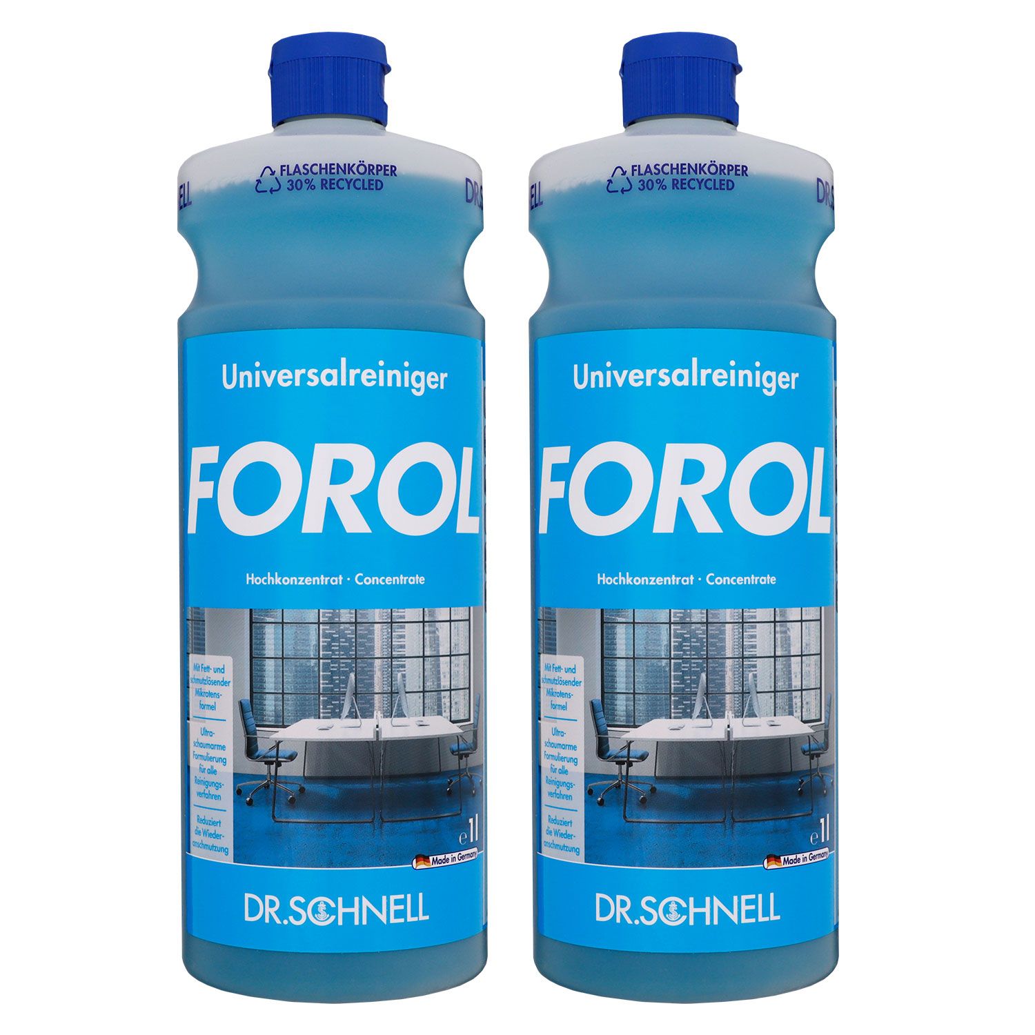 Dr. Schnell Forol 2 x 1 Liter Universalreiniger Konzentrat Set bei Riemax