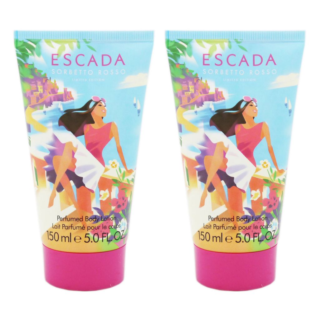 Escada Sorbetto Rosso 2 x 150 ml Bodylotion Set bei Riemax