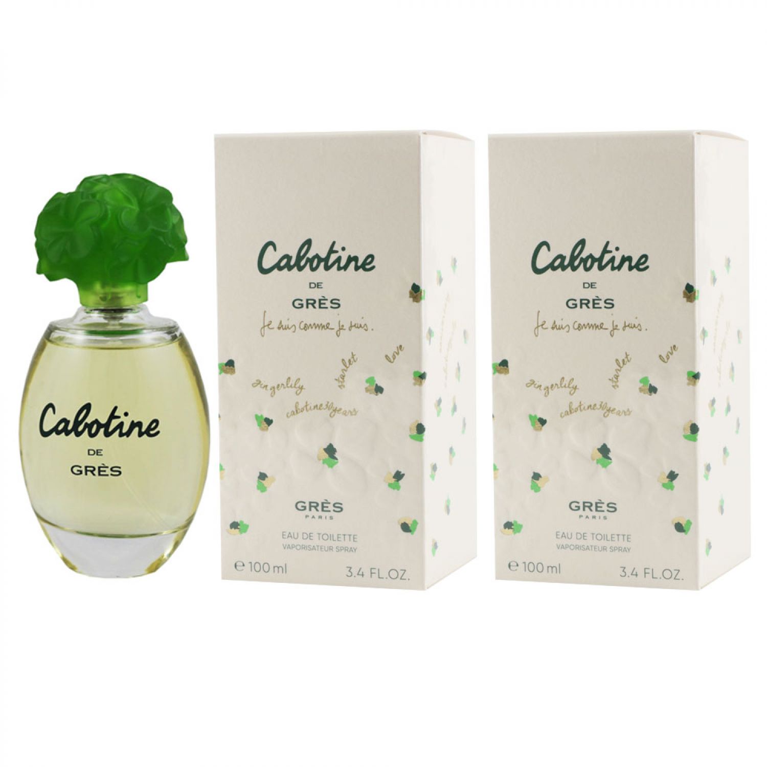 Gres Cabotine De Gres 2 x 100 ml Eau de Toilette EDT Set bei Riemax