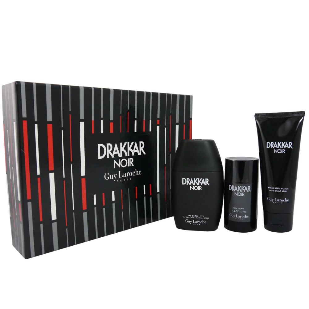 Guy Laroche Drakkar Noir Set 100ml EDT & 100ml ASB & 75ml Deostick bei ...