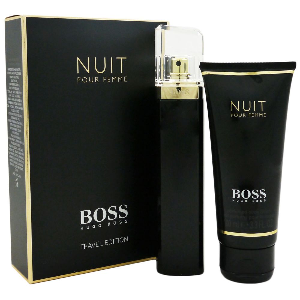 Hugo Boss Nuit Pour Femme Set 75 ml EDP & 100 ml BL Travel Edition bei ...