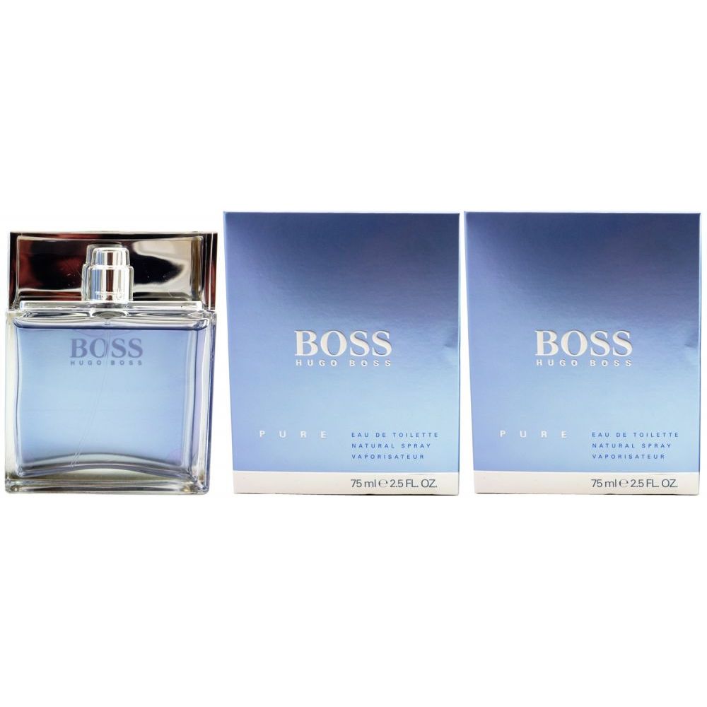Hugo Boss Pure 2 x 75 ml Eau de Toilette EDT Set bei Riemax