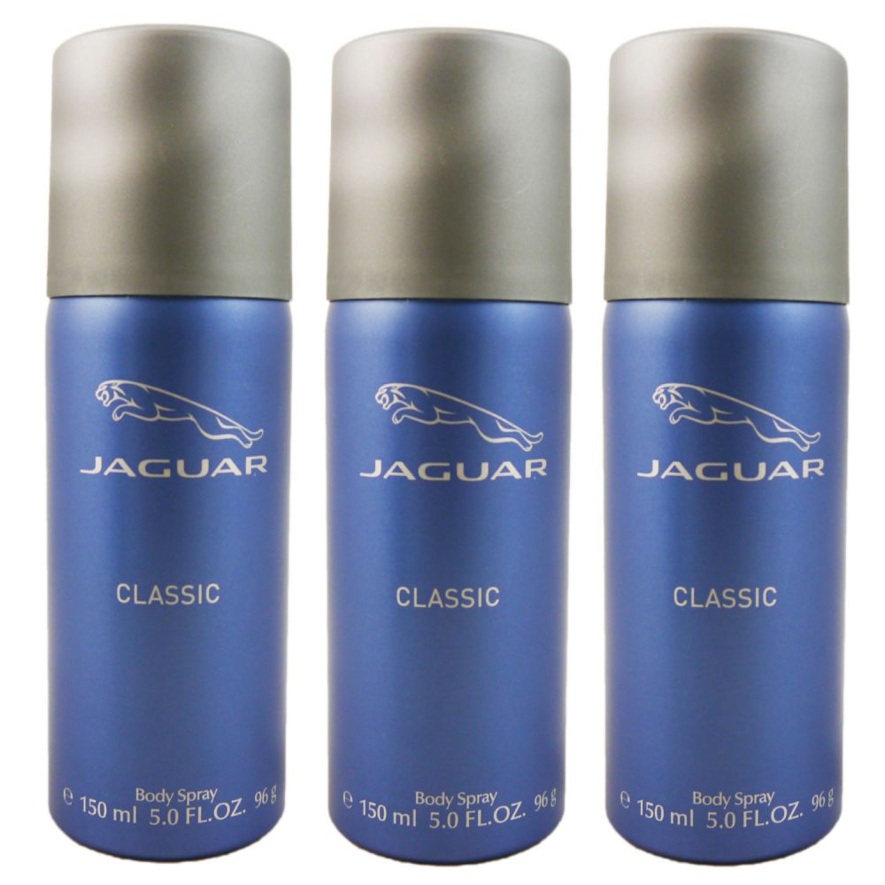 Jaguar Classic 3 x 150 ml Body Spray Deo Spray Bodyspray Set bei Riemax