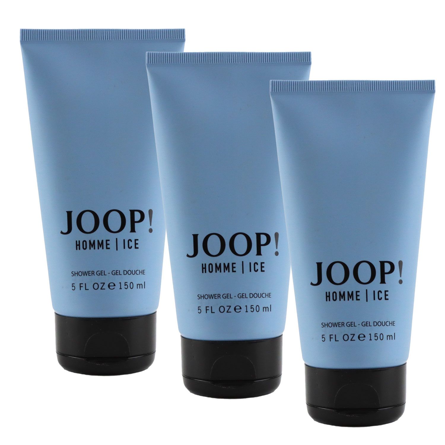 Joop Homme Ice 3 x 150 ml Showergel Duschgel Shower Gel Set bei Riemax