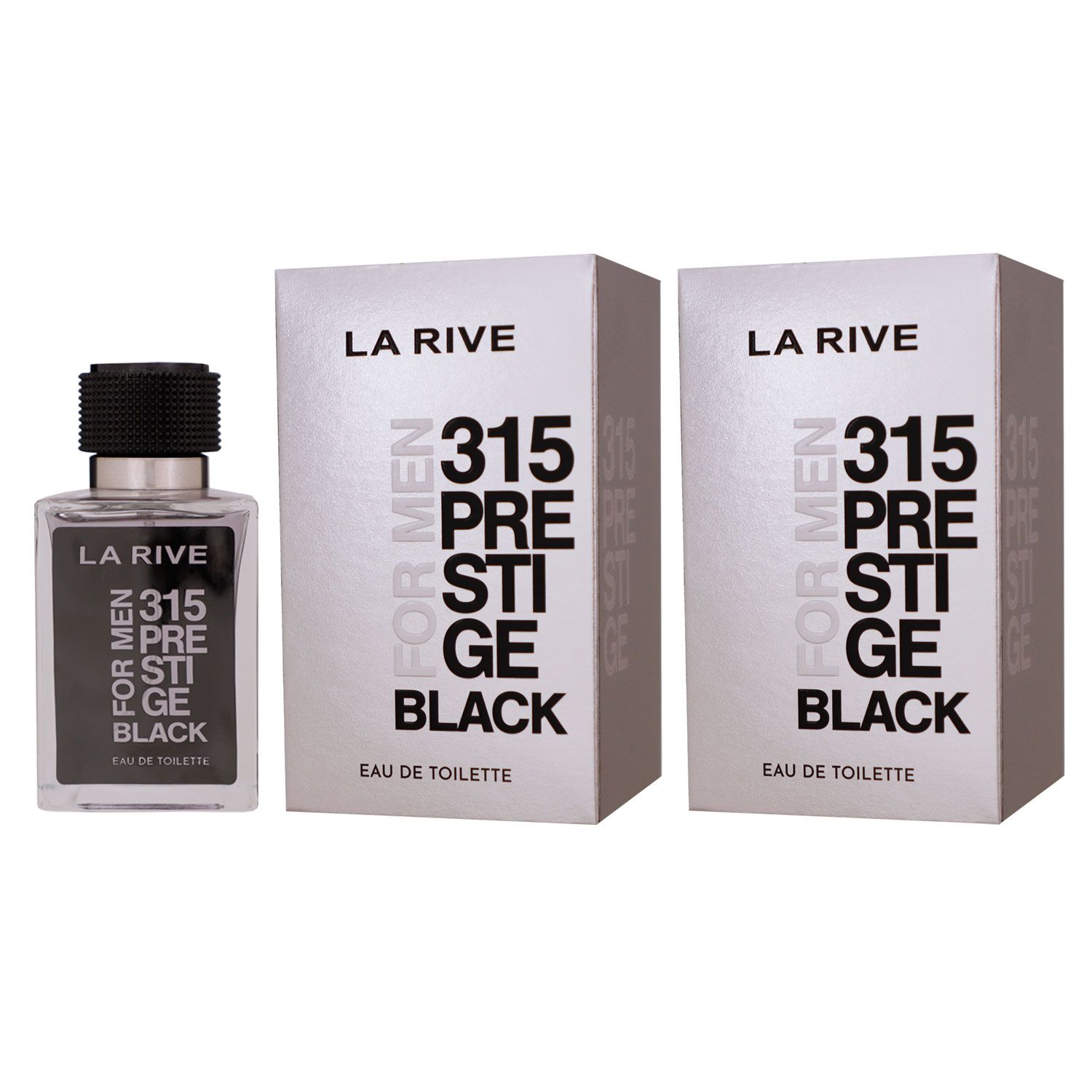La Rive 315 Prestige Black for Men 2 x 100 ml EDT