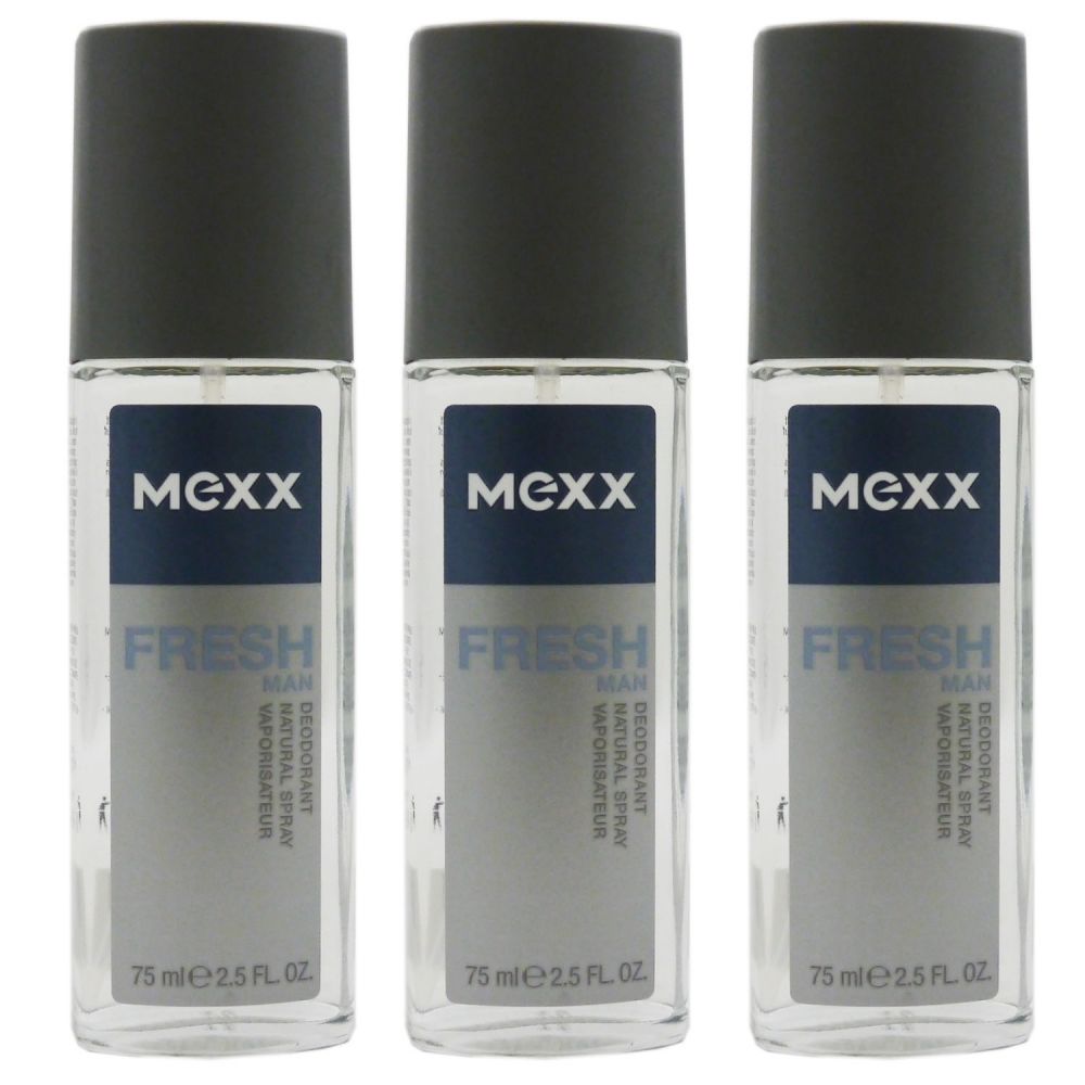 Mexx Fresh Man 3x75 ml Deospray Deodorant Spray Deodorant bei Riemax