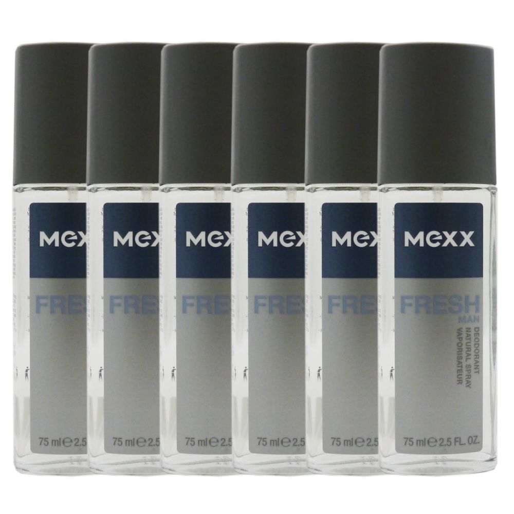 Mexx Fresh Man 6x75 ml Deospray Deodorant Spray Deodorant bei Riemax