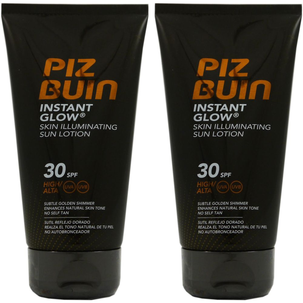 Piz Buin Instant Glow Skin Sun Lotion SPF30 2x150 ml bei Riemax
