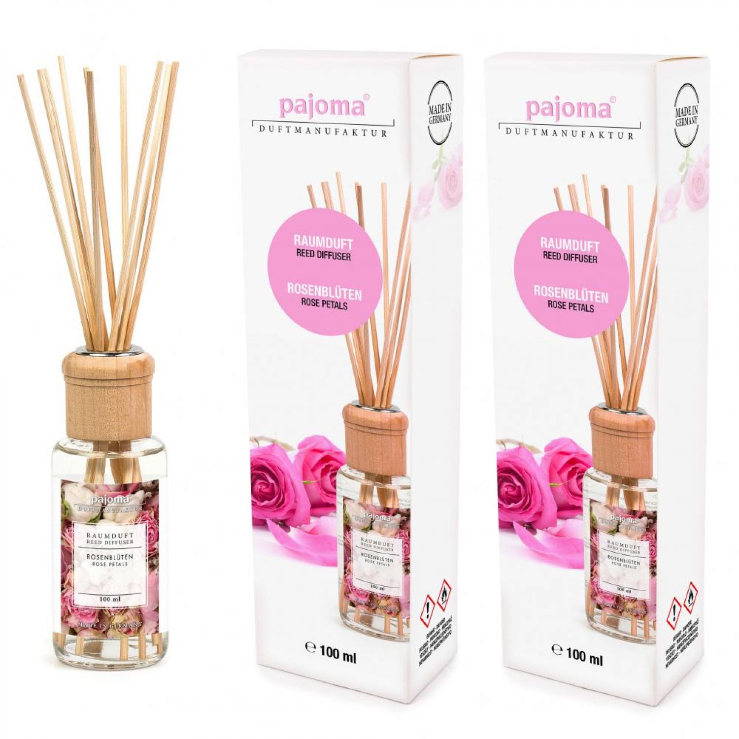 Pajoma Raumduft Rosenblüten 2 x 100 ml Lufterfrischer Set bei Riemax