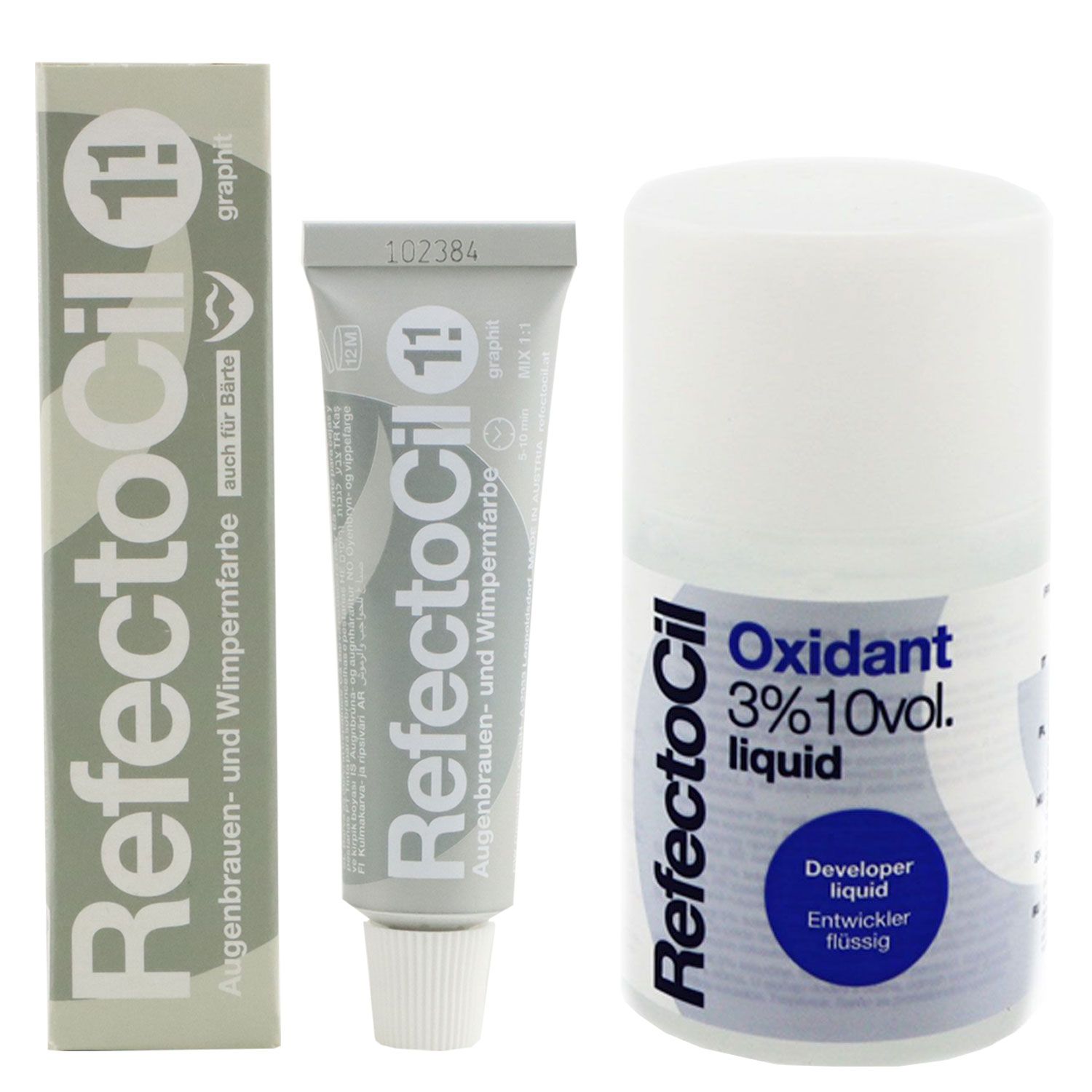 RefectoCil Oxidant 3% Liquid Entwickler 100ml & 15ml graphit bei Riemax
