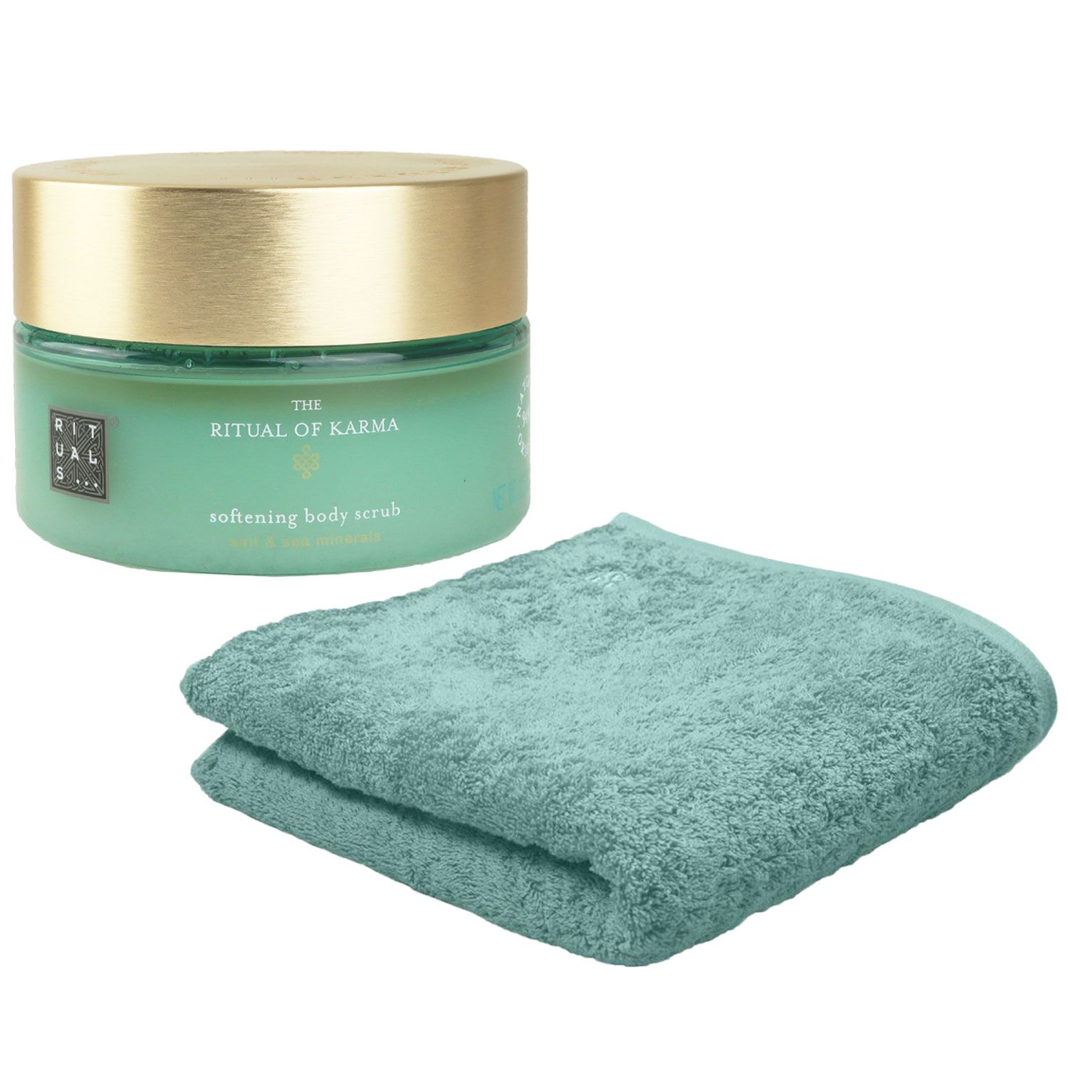 Rituals The Ritual of Karma Body Scrub 300 g & Frottee