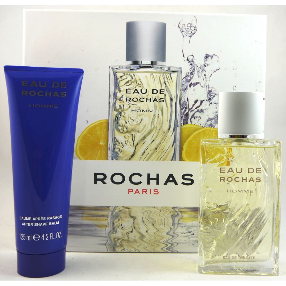 Rochas Eau de Rochas Homme Geschenkset 100 ml Eau de Toilette EDT & 125 ...