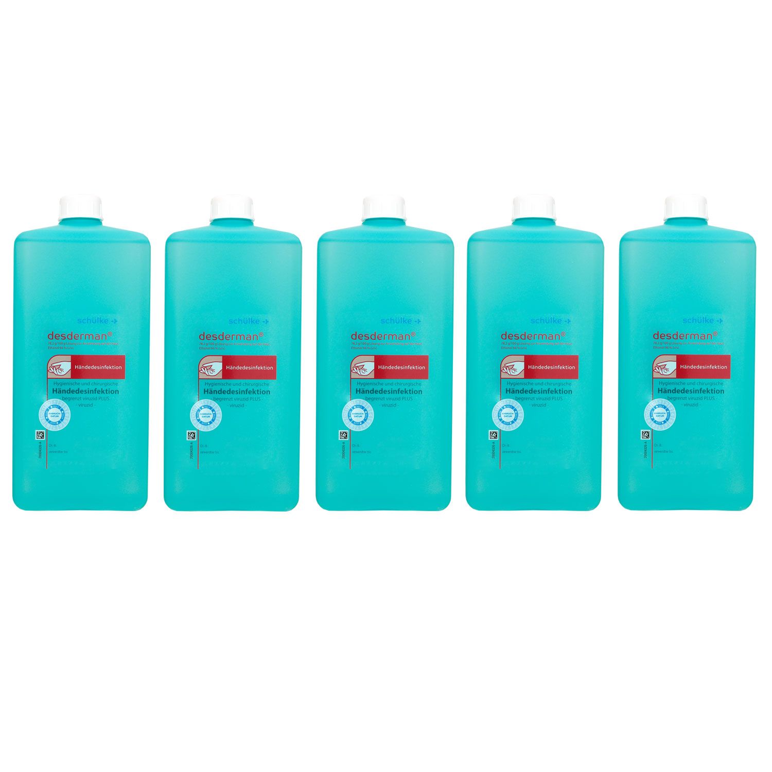 AZ Schülke Desderman 5 x 1000 ml hygienische und chirurgische ...