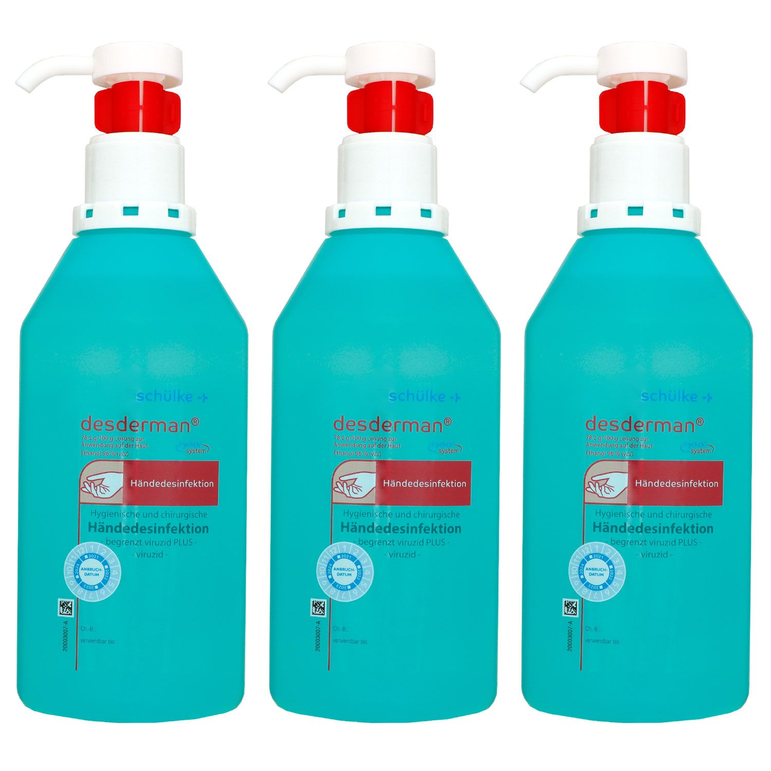 Schülke desderman 3 x 1 Liter Desinfektionsmittel Hyclick ...