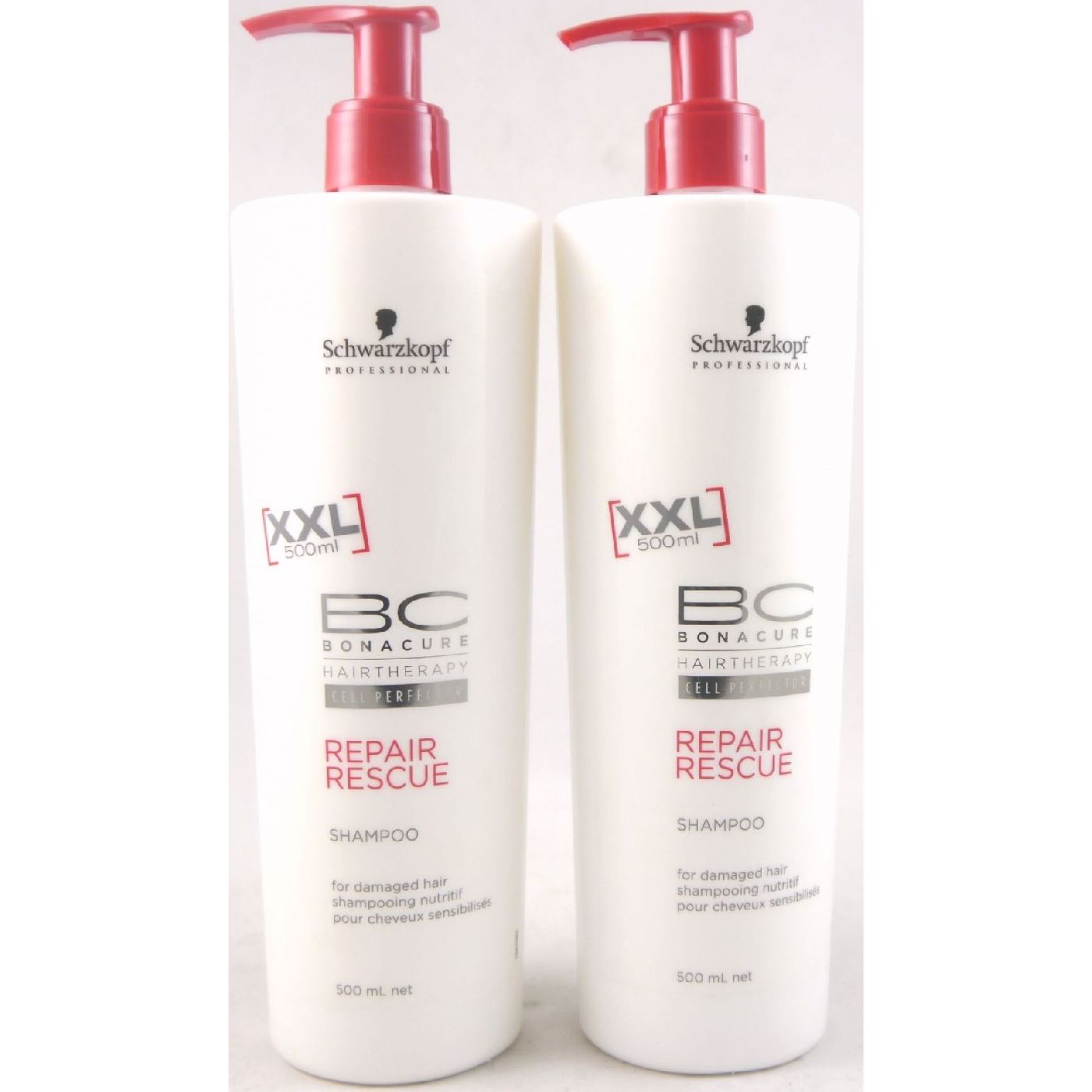 Schwarzkopf Bonacure Repair Rescue Shampoo 2x 500 ml Set bei Riemax