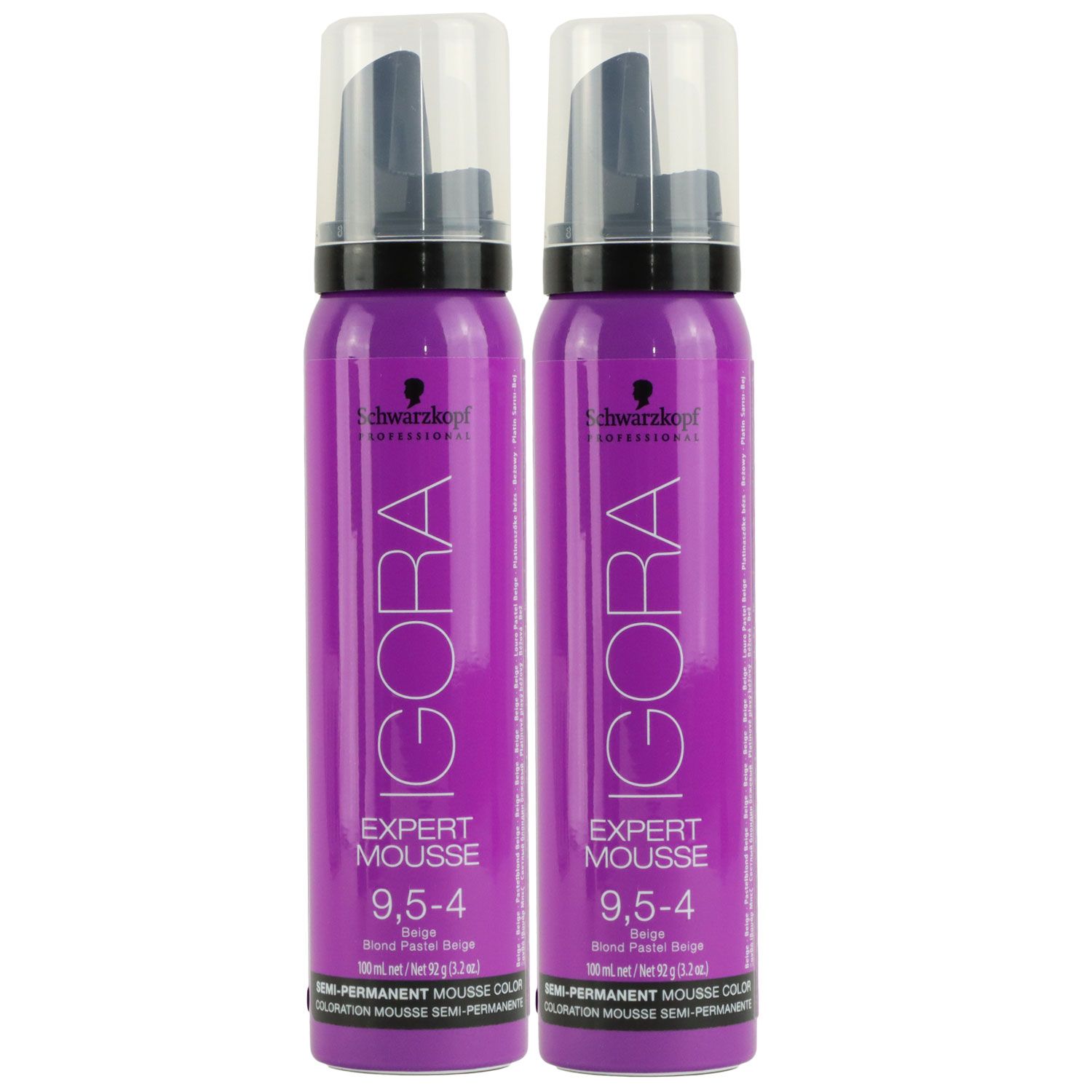 Schwarzkopf Igora Expert Mousse 2 x 100 ml 9,5-4 Set bei Riemax