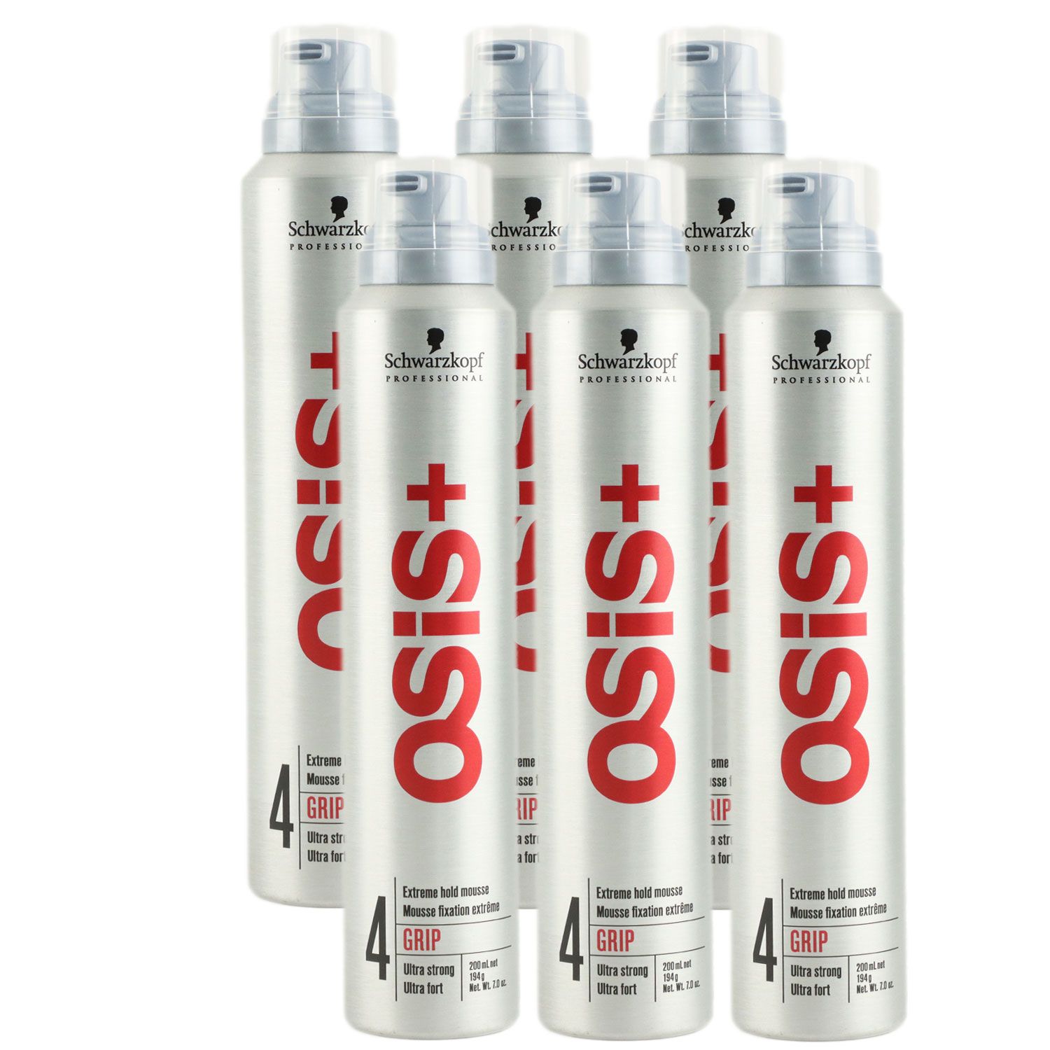 Schwarzkopf Osis Grip 6 x 200 ml Extreme Hold Mousse