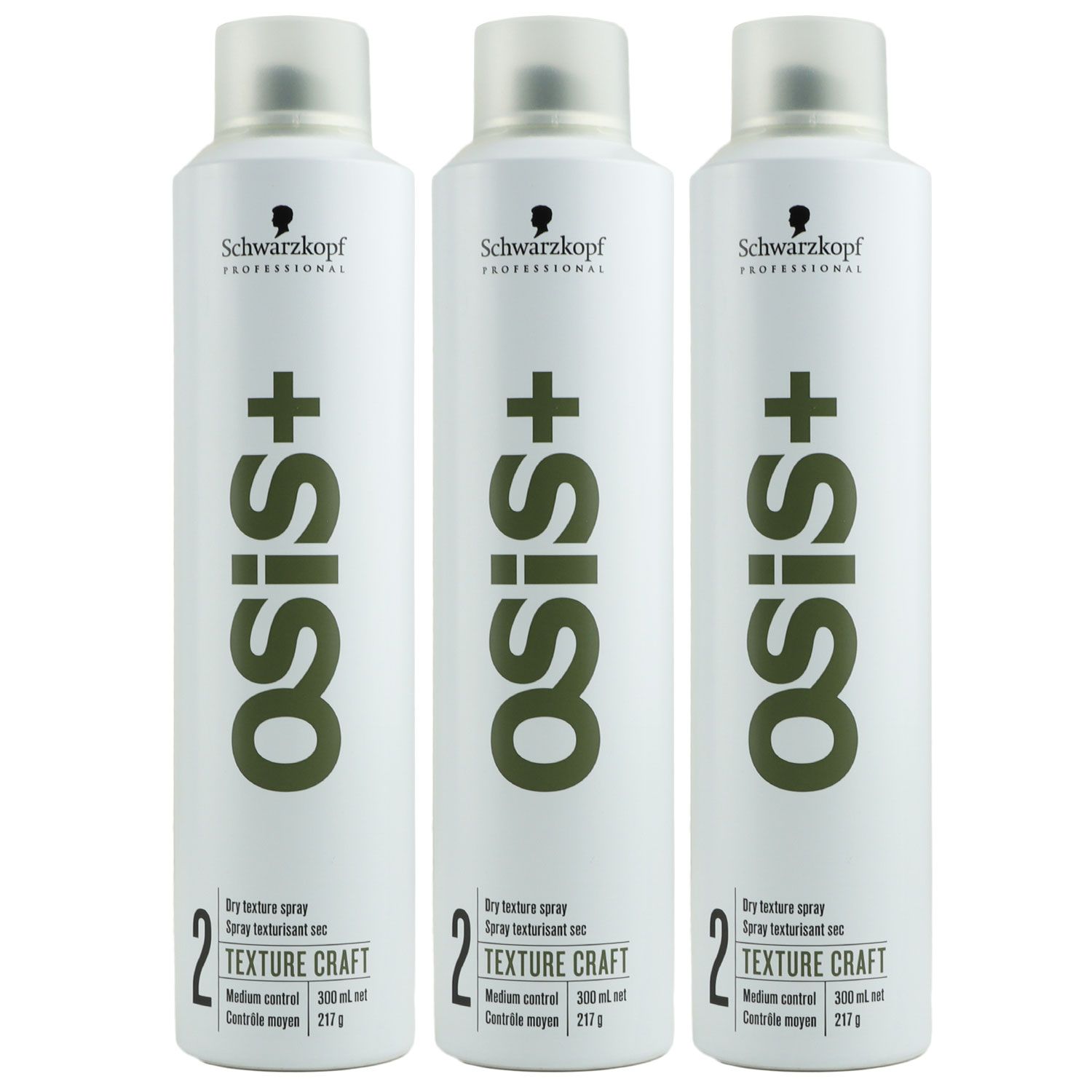 Schwarzkopf Osis+ Texture Craft Spray 3 x 300 ml Set bei Riemax
