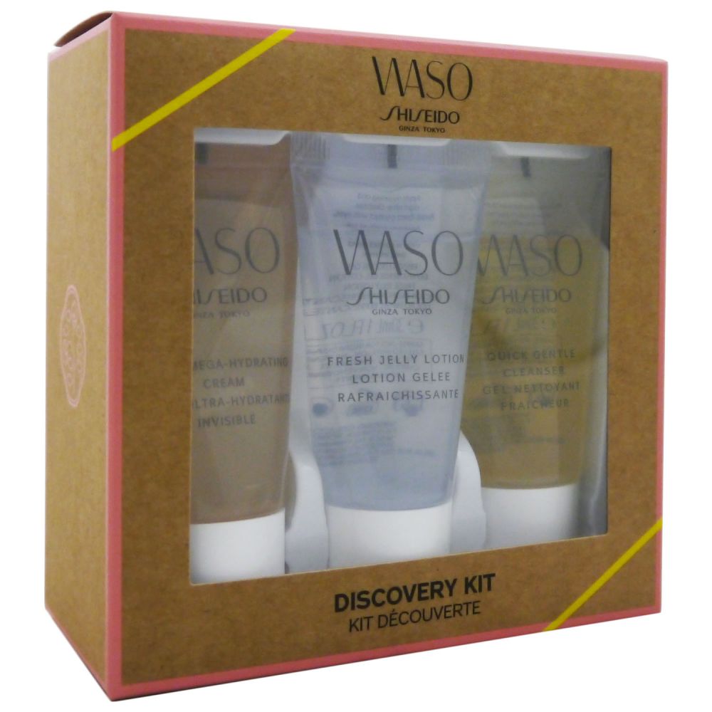 Shiseido Waso Starter Kit - Cleanser, Lotion, Hydrating Cream Set bei ...