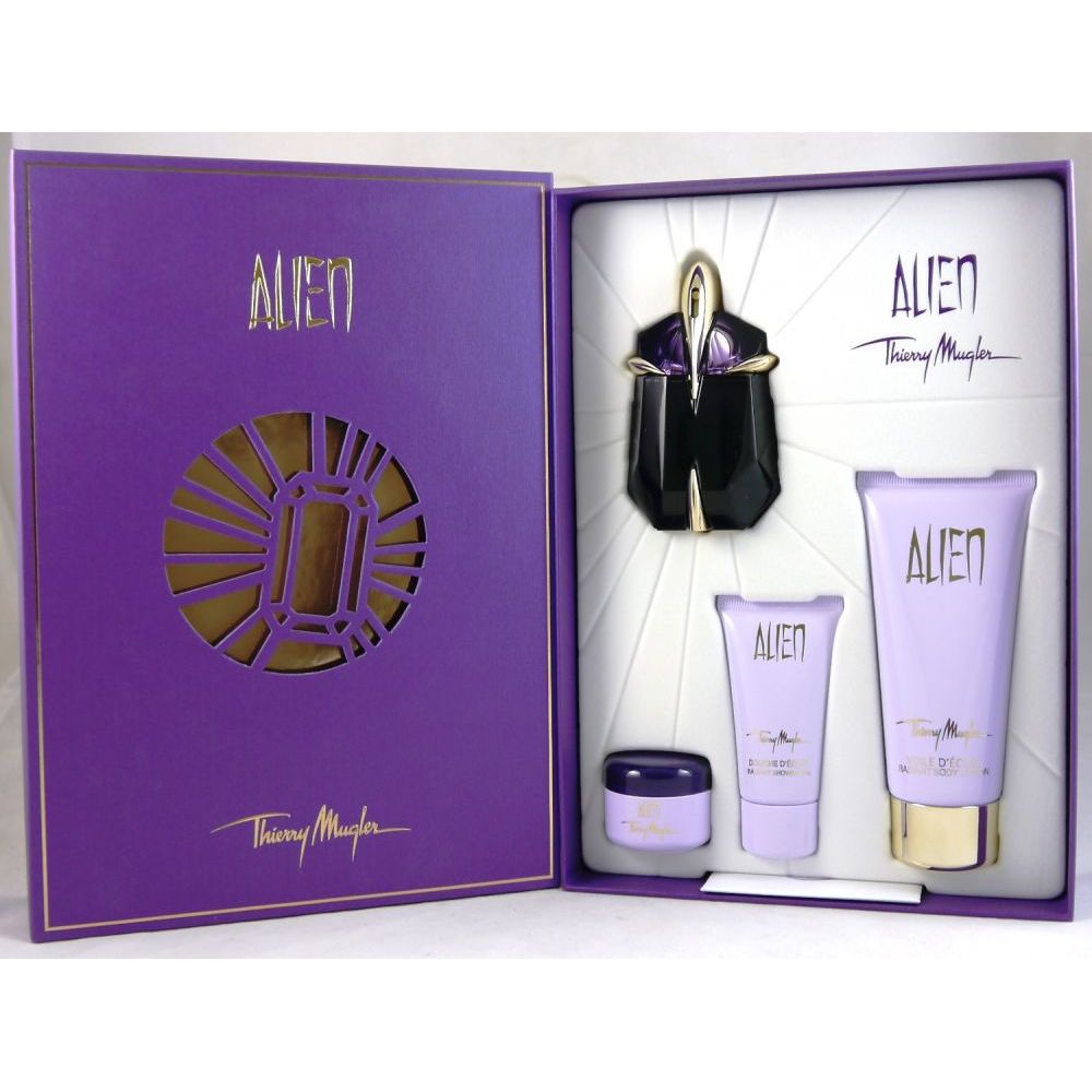 Thierry Mugler Alien Set EDP & Bodylotion & Showergel & Bodycream bei ...