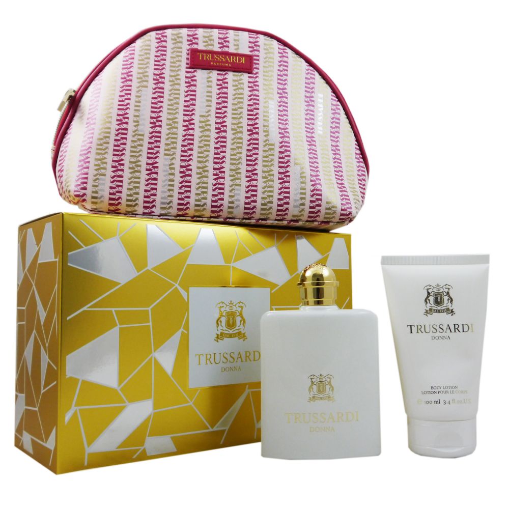 Trussardi Donna Set 100ml EDP & 100ml BL & Tasche bei Riemax