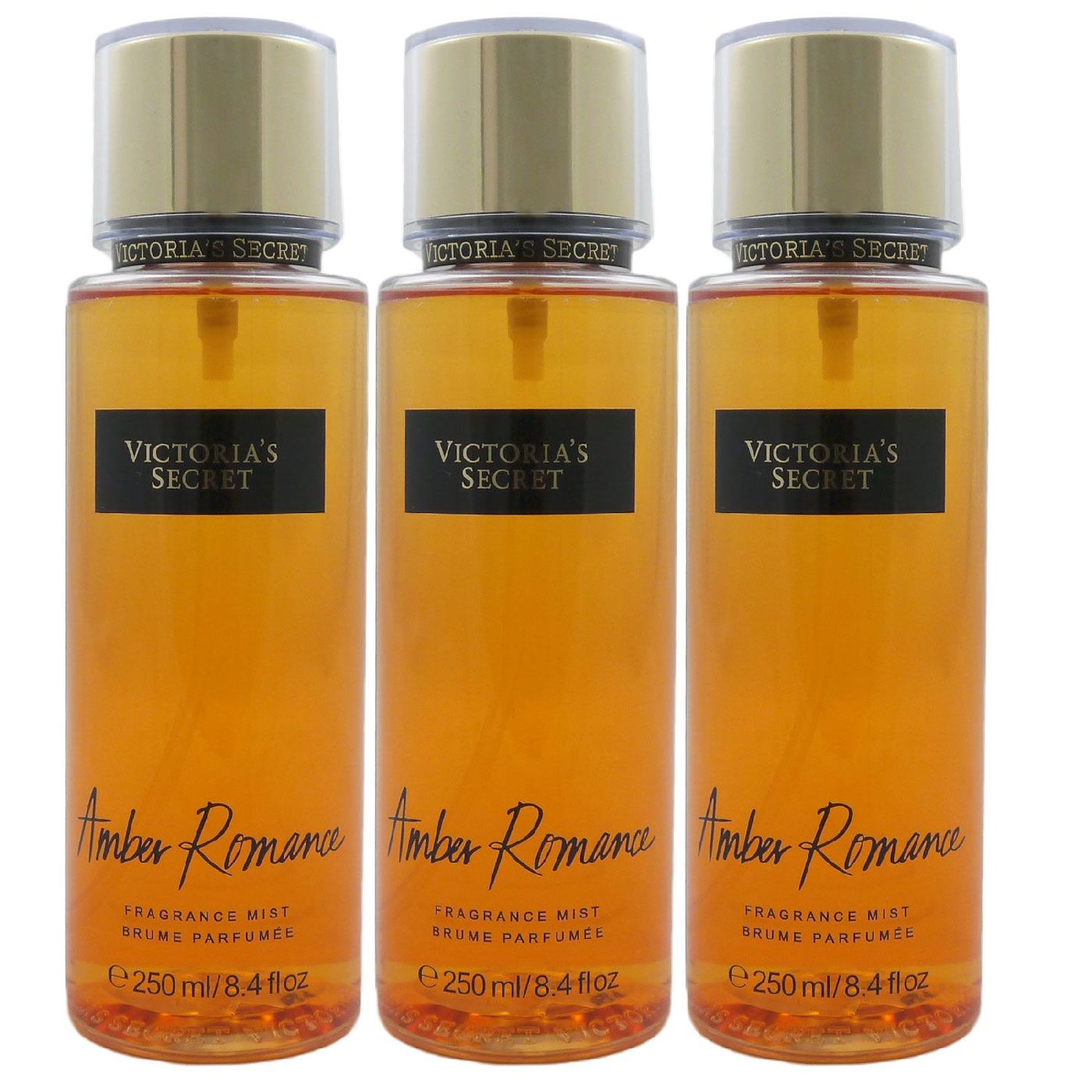 Victoria Secret Fantasies 3 X Amber Romance 250 Ml Körperspray Set Bei