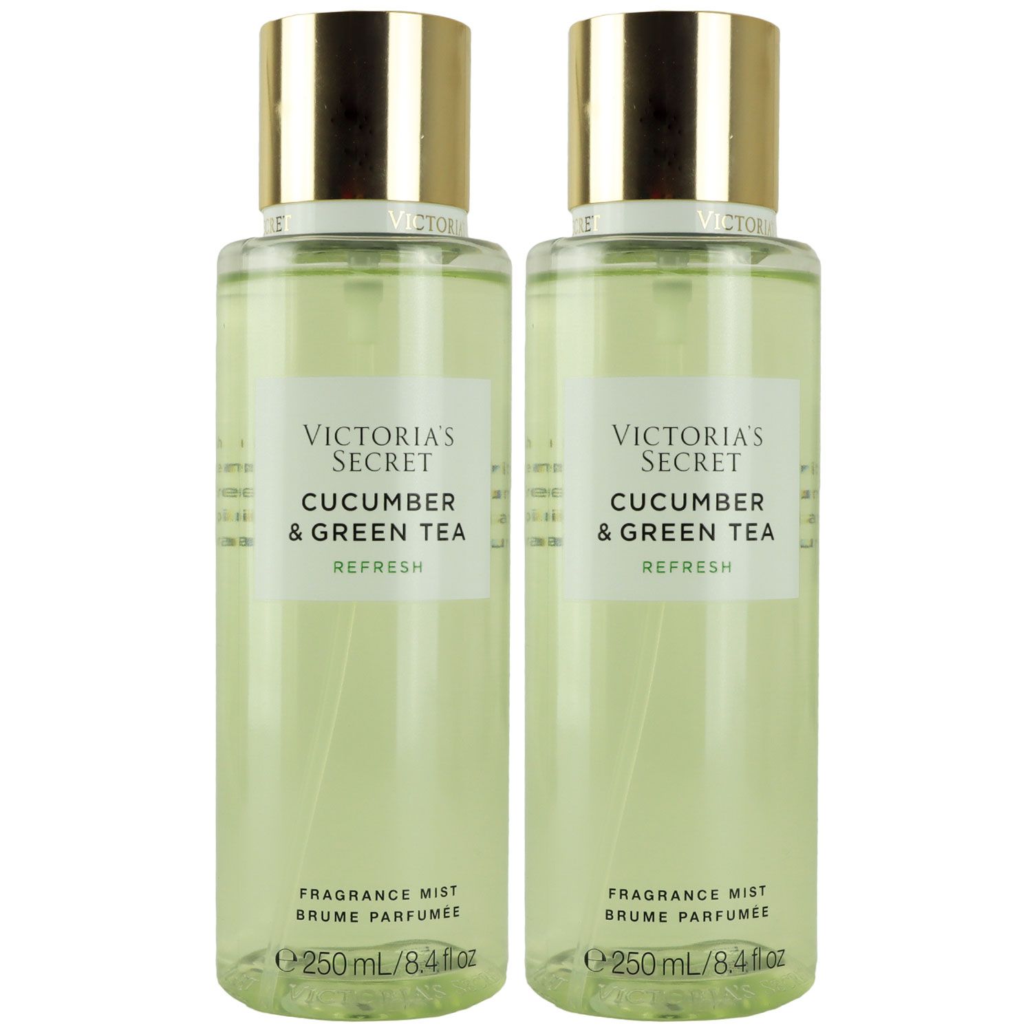 Victorias Secret Body Mist Cucumber & Green Tea 2 x 250