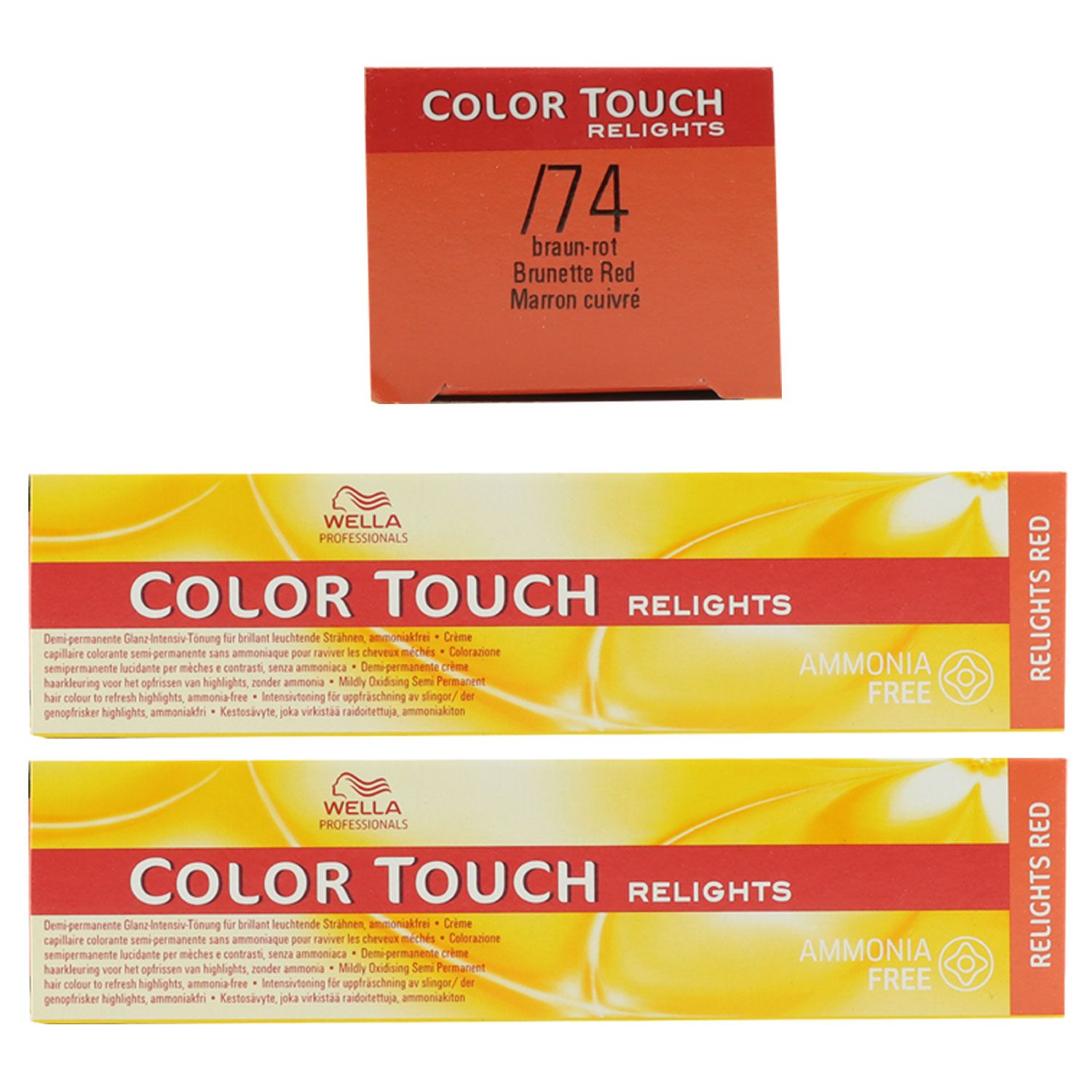 Wella Color Touch Relights Red 2 x 60 ml /74 bei Riemax