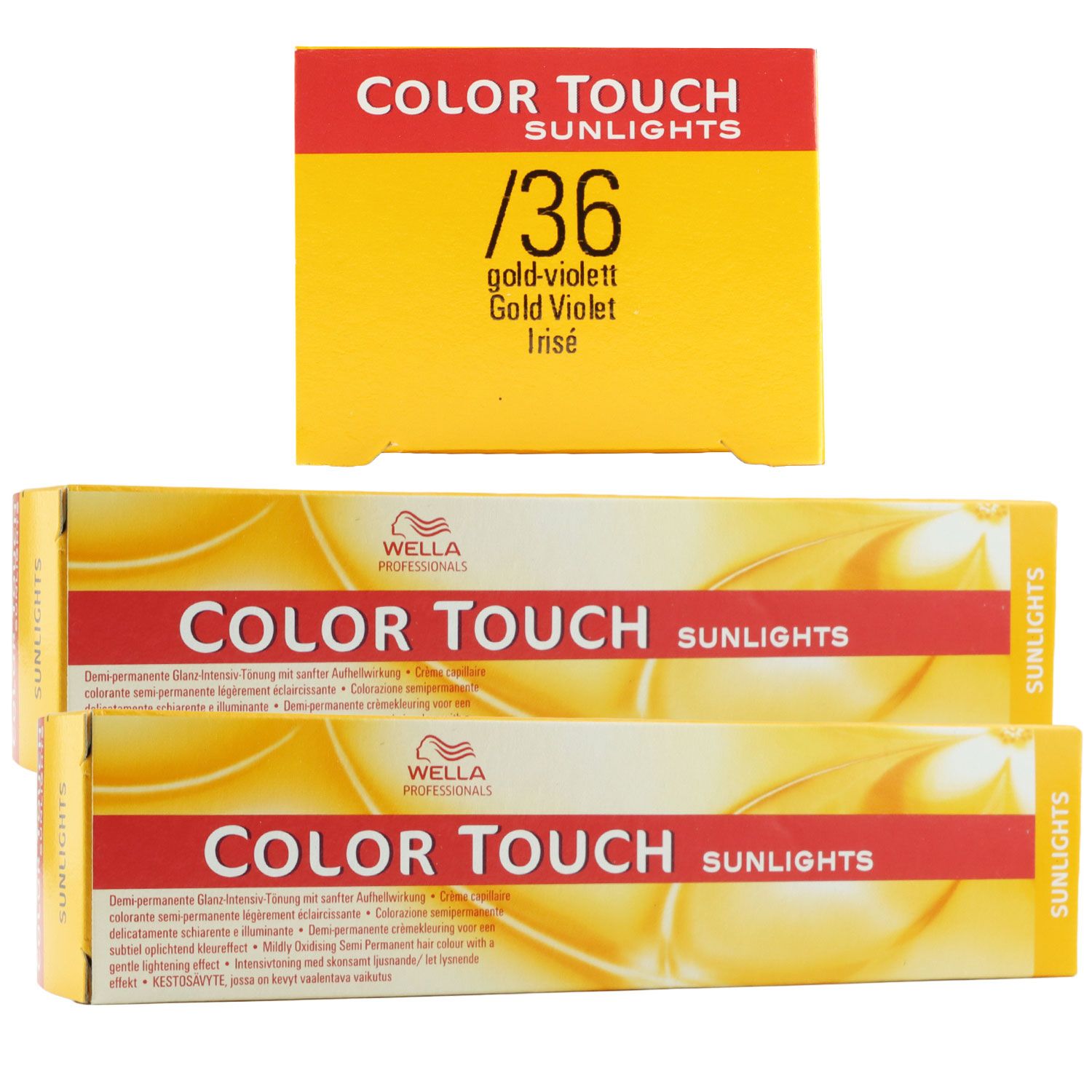 Wella Color Touch Sunlights 2 x 60 ml /36 Gold Violett