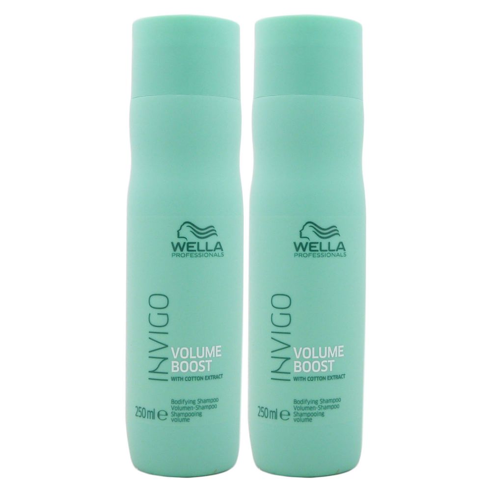 Wella INVIGO Volume Boost 2 x 250 ml Bodifying Shampoo für mehr Volumen ...