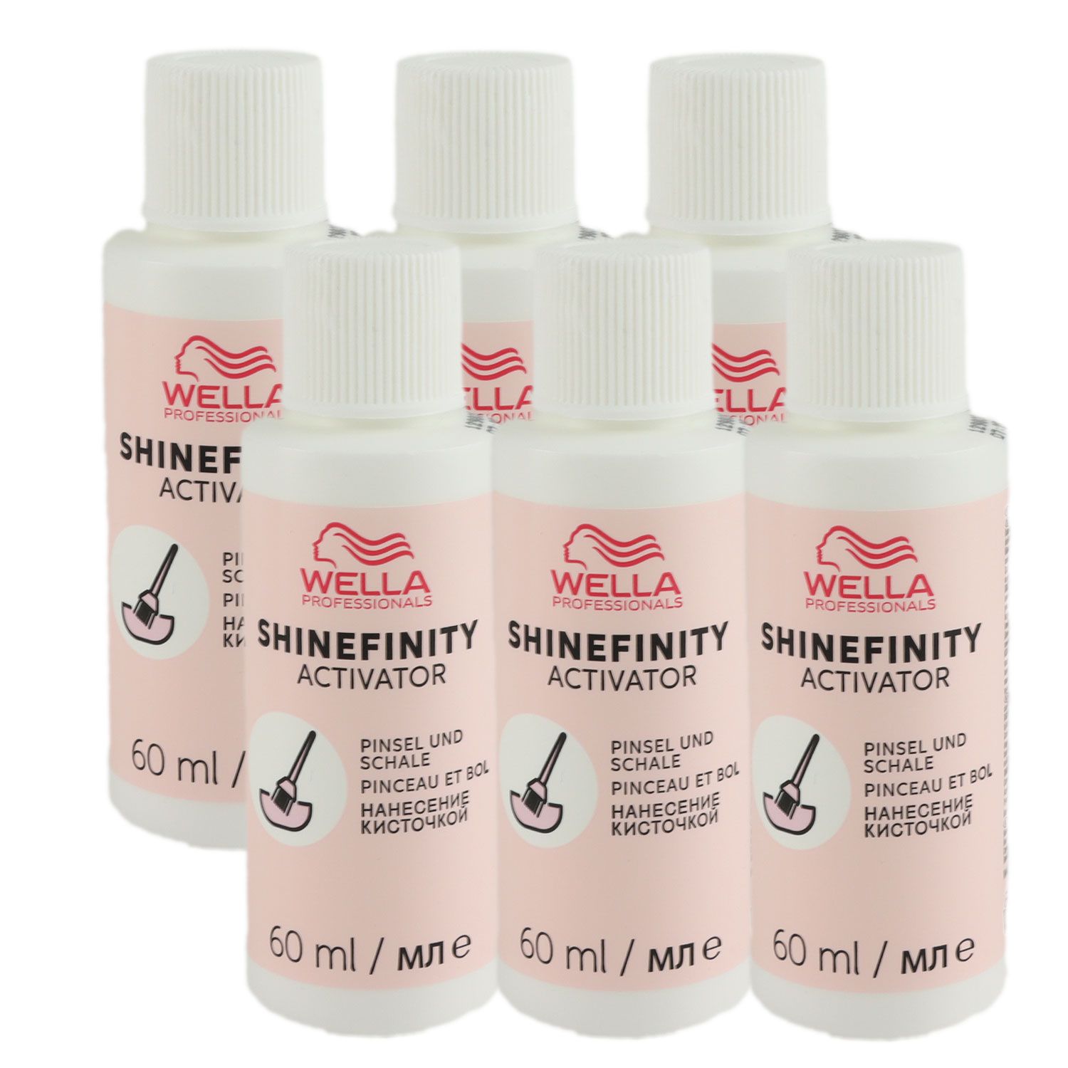 Wella Shinefinity Glaze Activator Brush Bowl 2 % 6 x 60 ml bei Riemax