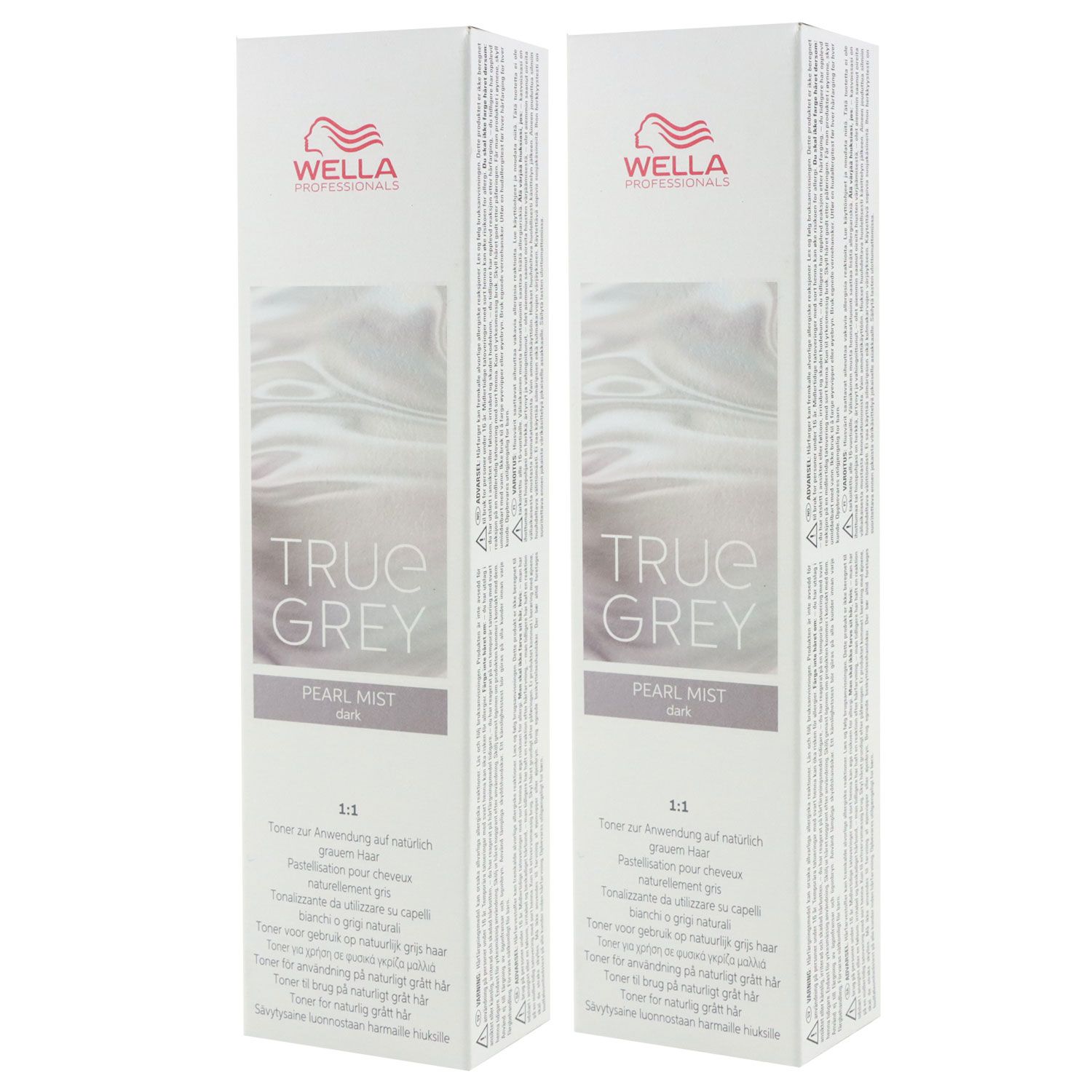 Wella True Grey 2 x 60 ml Tönung Pearl Mist Dark Set bei Riemax