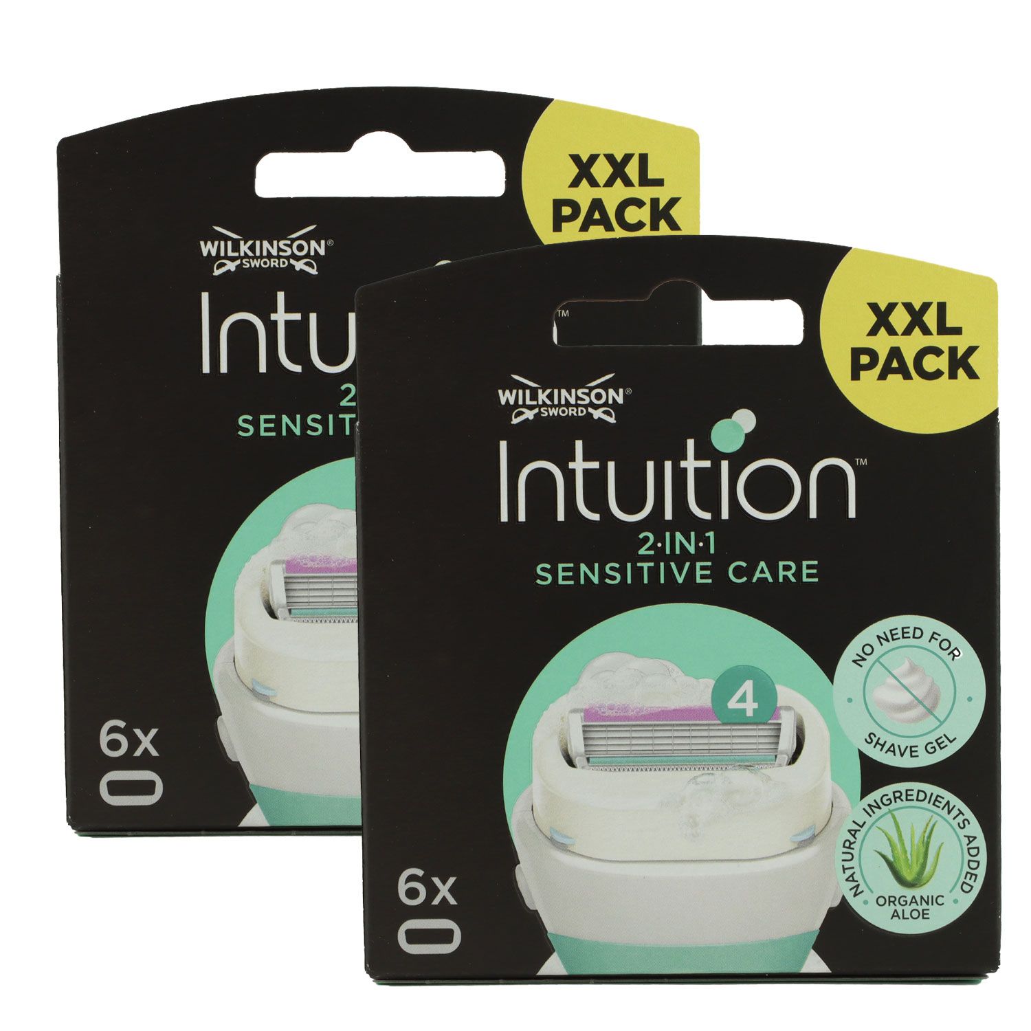 Wilkinson Sword Intuition Sensitive Care 2 x 6 Rasierklingen bei Riemax