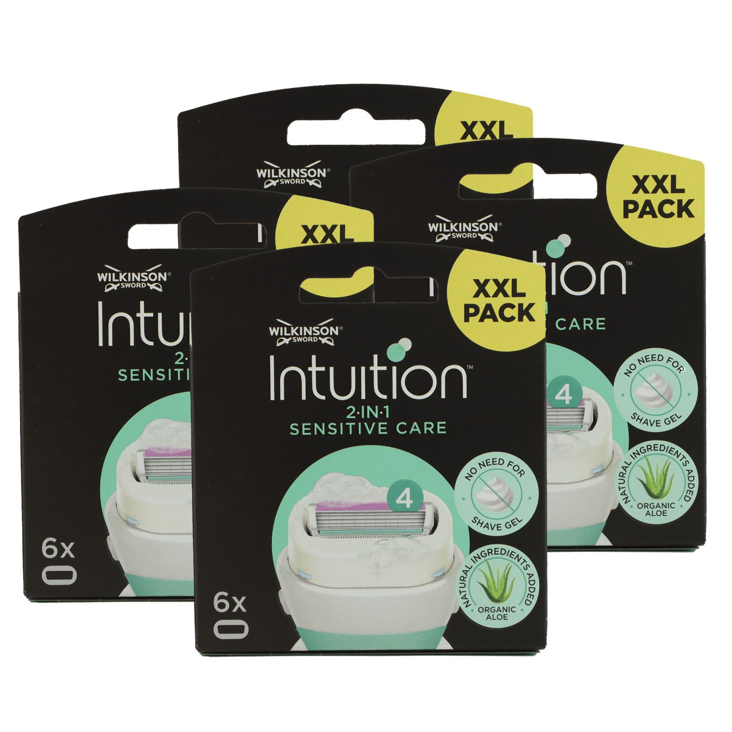 Wilkinson Sword Intuition Sensitive Care 4 x 6 Rasierklingen bei Riemax