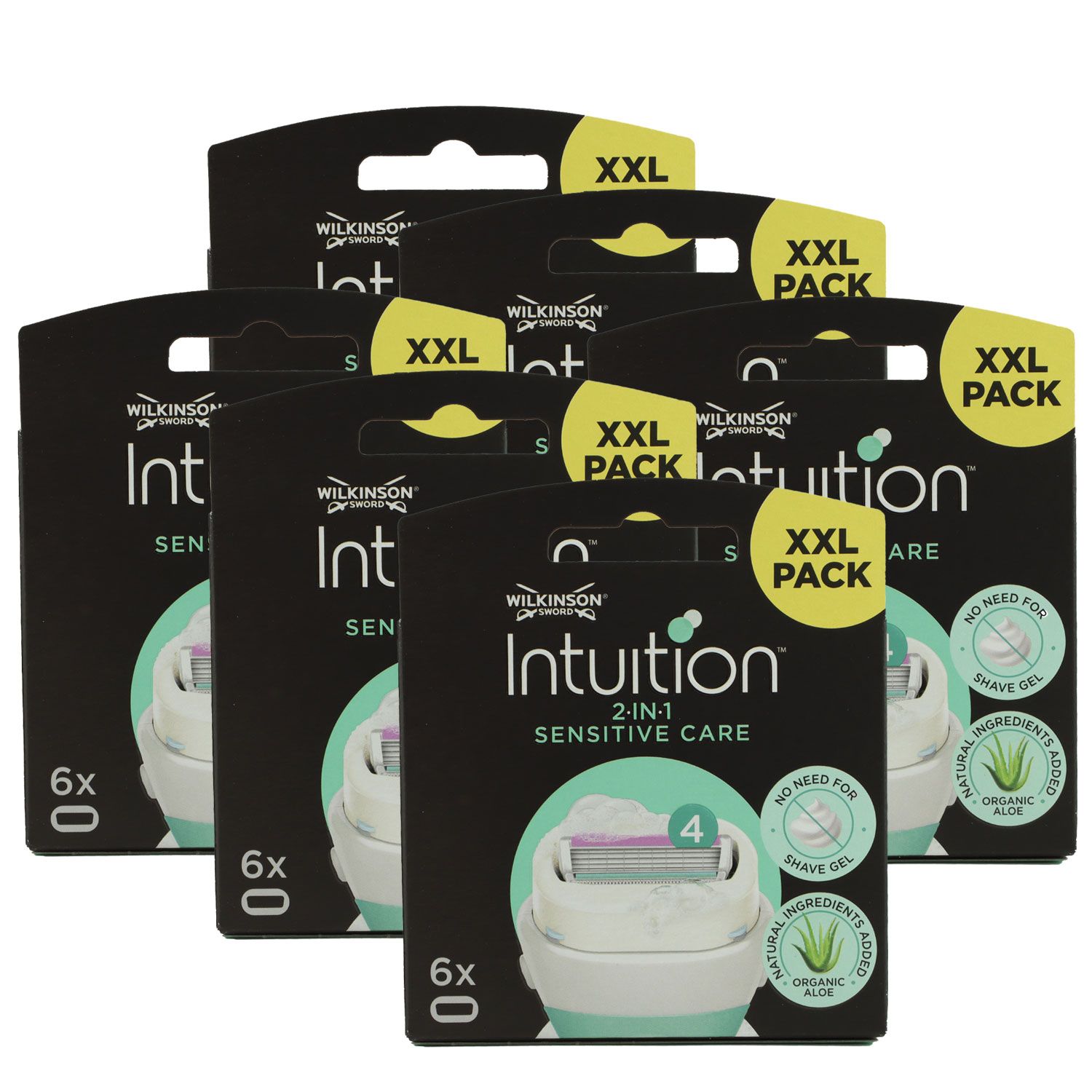 Wilkinson Sword Intuition Sensitive Care 6 x 6 Rasierklingen bei Riemax